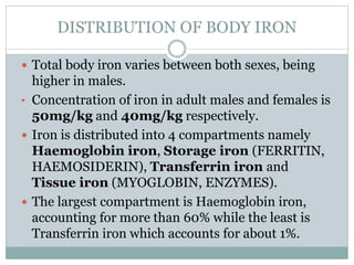 IRON METABOLISM AND IRON DEFICIENCY ANAEMIA BABACOCK.pptx