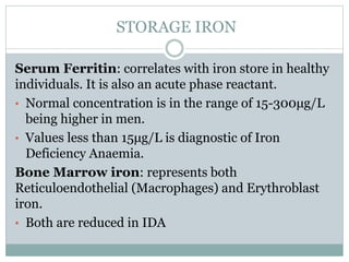 IRON METABOLISM AND IRON DEFICIENCY ANAEMIA BABACOCK.pptx