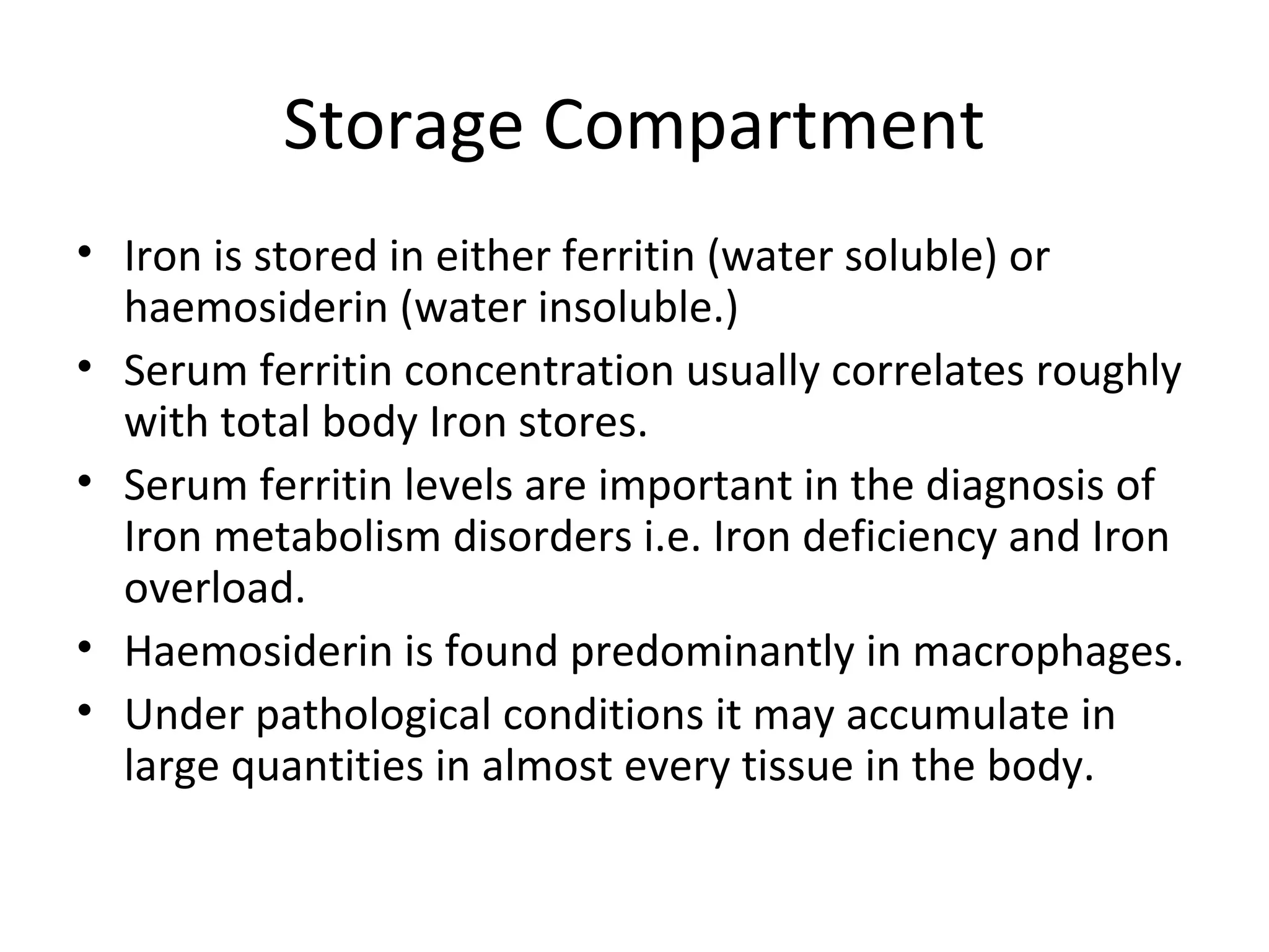 Iron metabolism and management of iron overload by m.d. maina | PPT