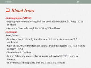 Iron metabolism | PPTX | Blood Disorders | Diseases and Conditions