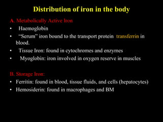 IRON METABOLISM & MICROCYTIC HYPOCHROMIC ANAEMIAS.pptx