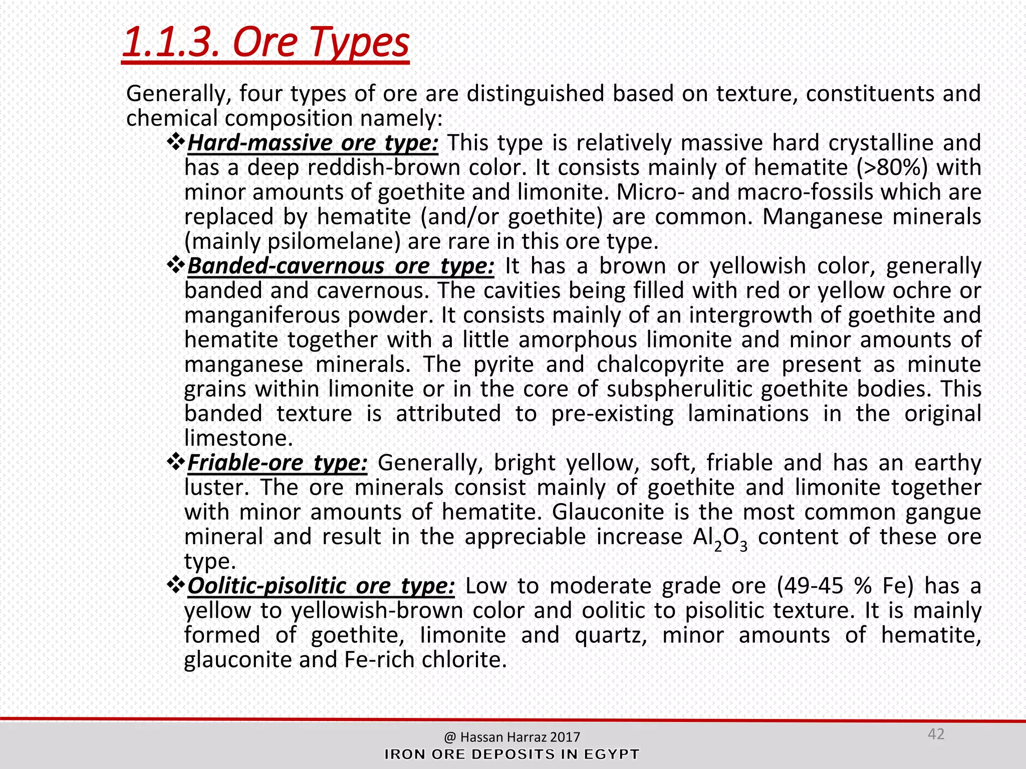 IRON ORE DEPOSITS IN EGYPT | PDF