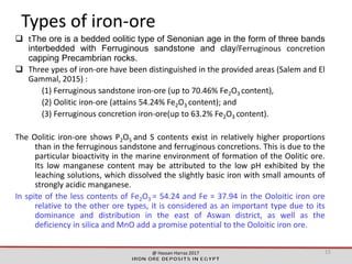 IRON ORE DEPOSITS IN EGYPT | PDF