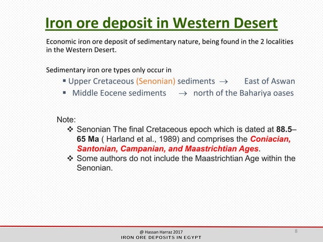 IRON ORE DEPOSITS IN EGYPT | PDF | Geography | Science