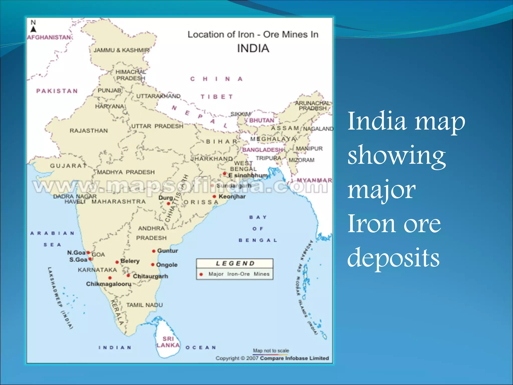 Iron ore deposits of india | PPT