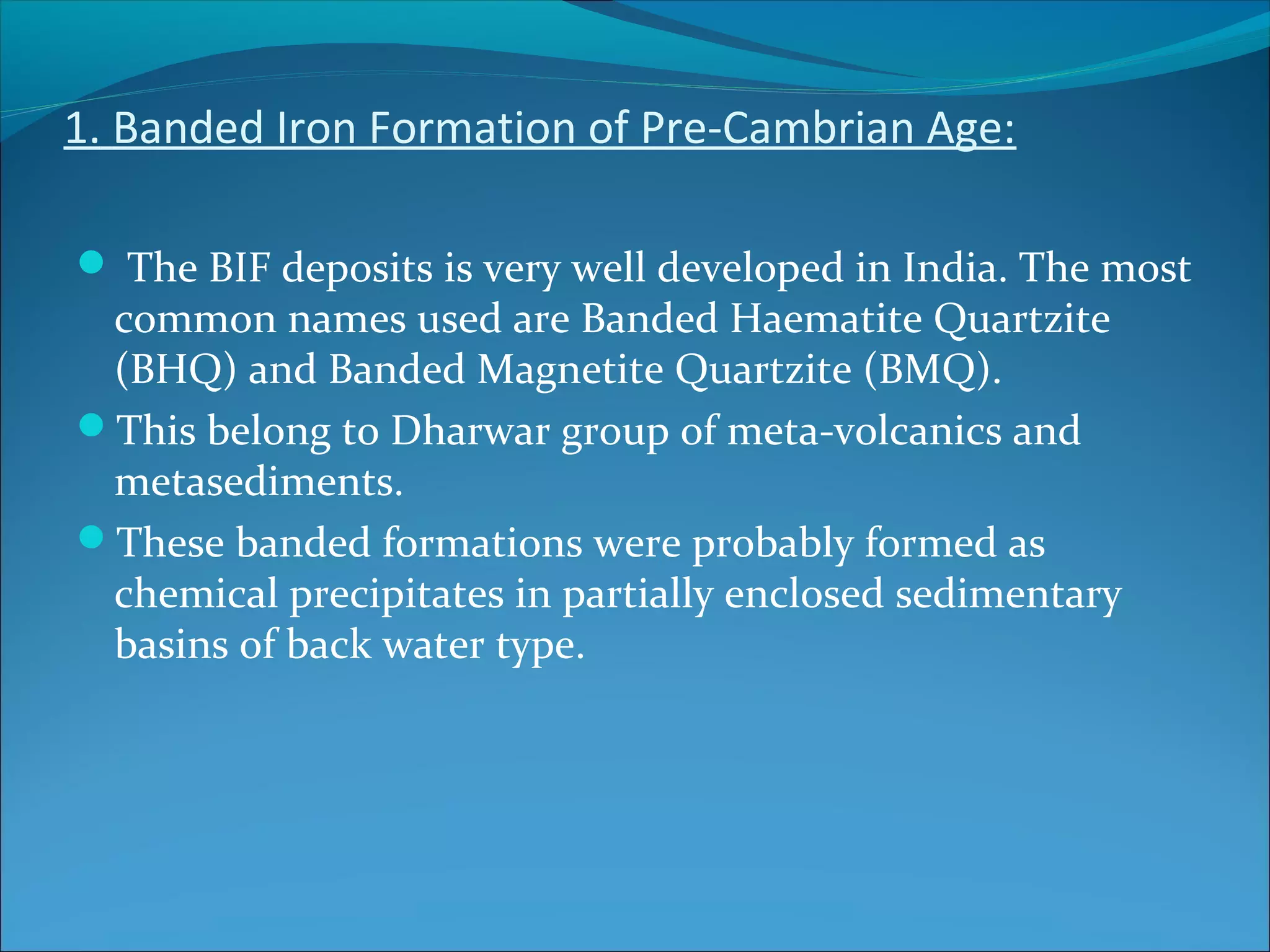 Iron ore deposits of india | PPT