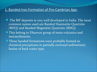 Iron ore deposits of india | PPT