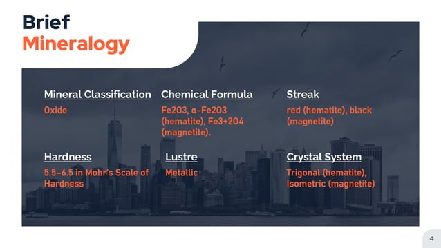 Iron Ore: Geology, Mineralogy, Distribution and genesis | PPTX ...