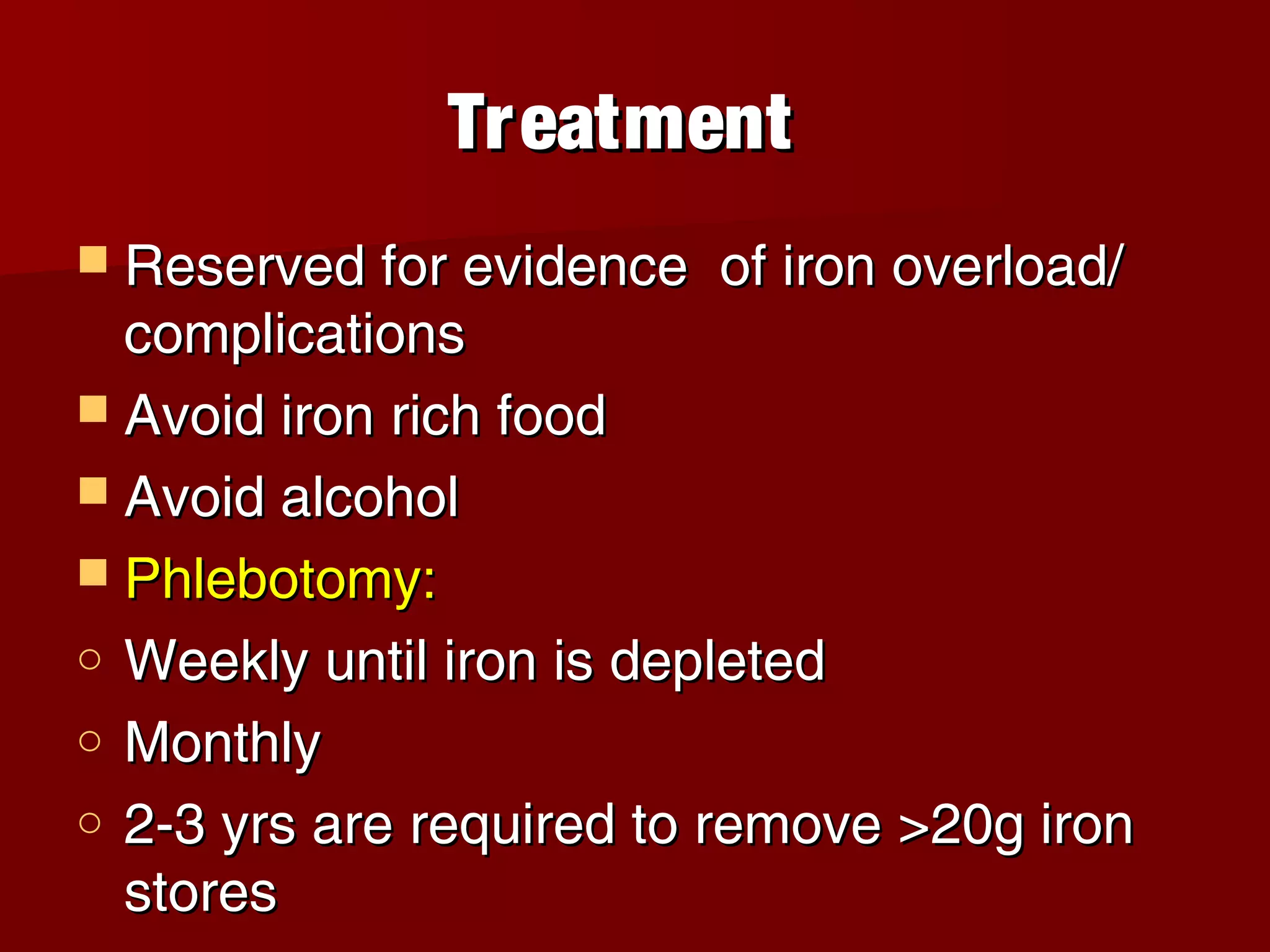 Iron overload | PPT