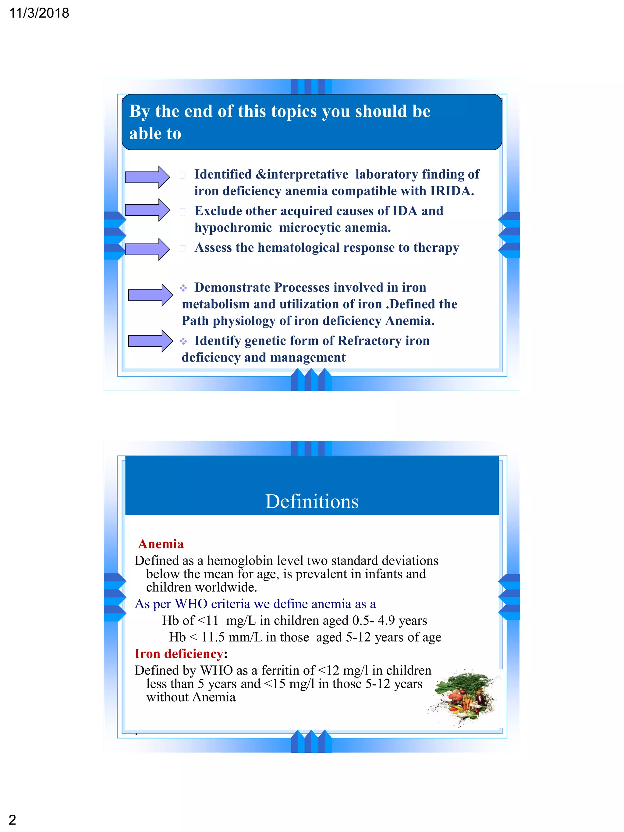 Iron refractory iron deficiency anemia1 | PDF