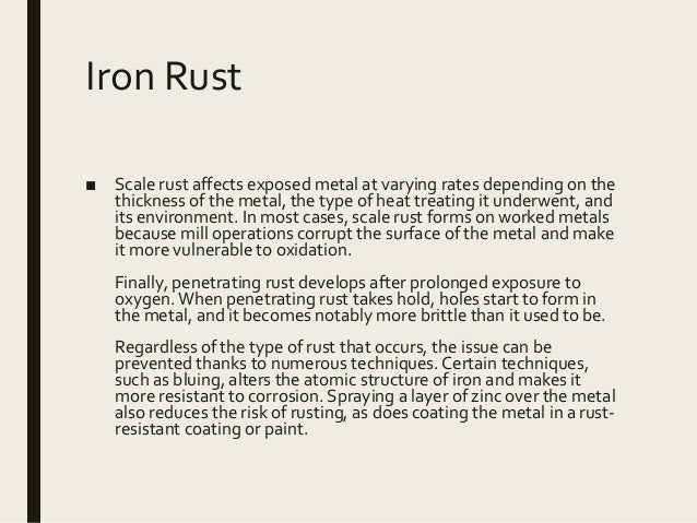 Iron Rust - Why It Happens and How to Prevent It