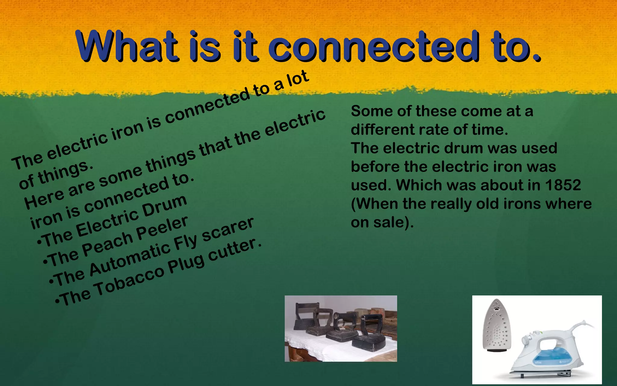 Irons by eliza | PPT