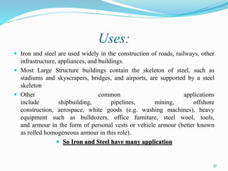 Uses Of Iron