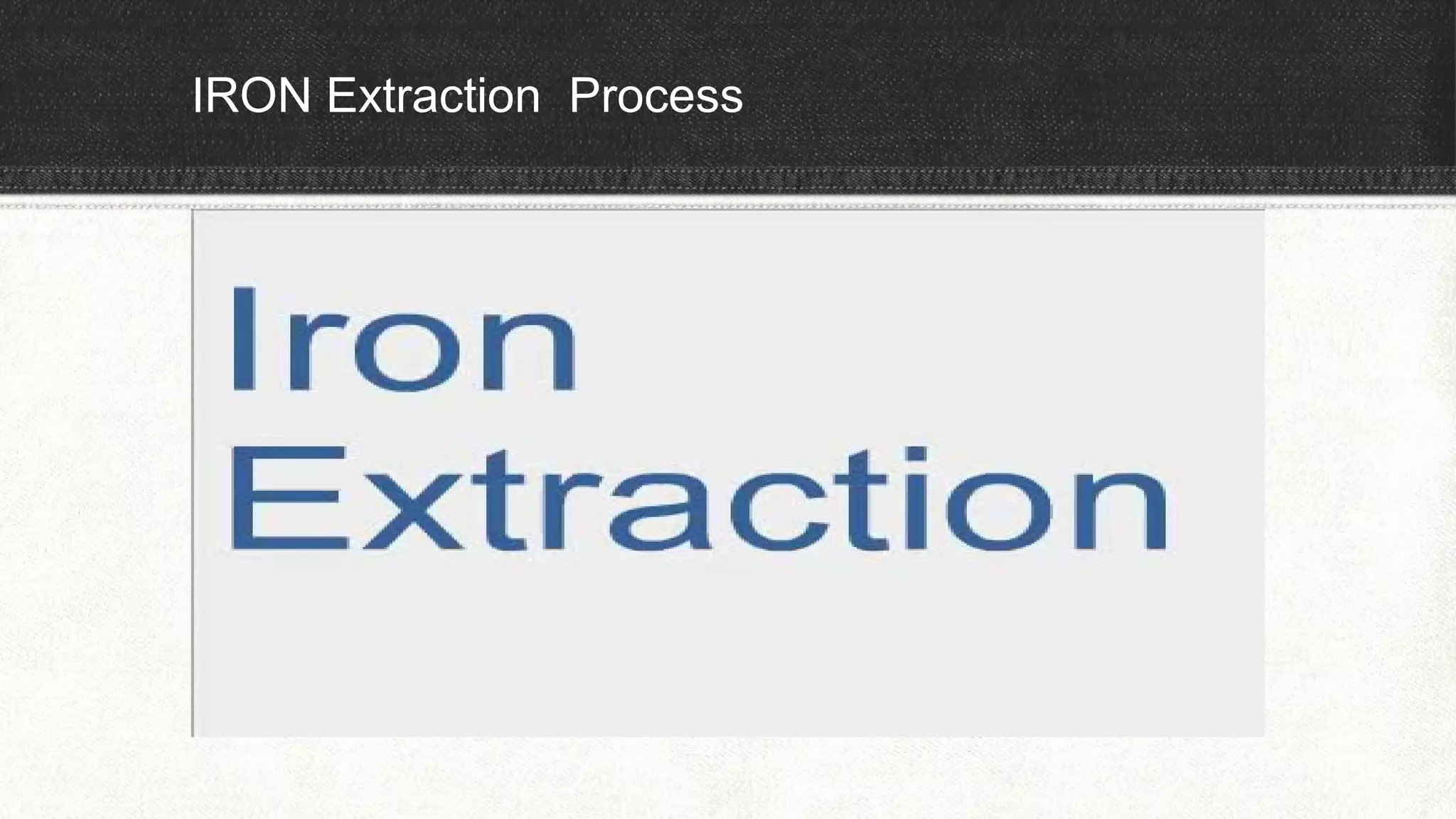 Iron & Steel | PPT | Chemistry | Science