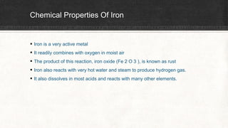 Iron & Steel | PPT
