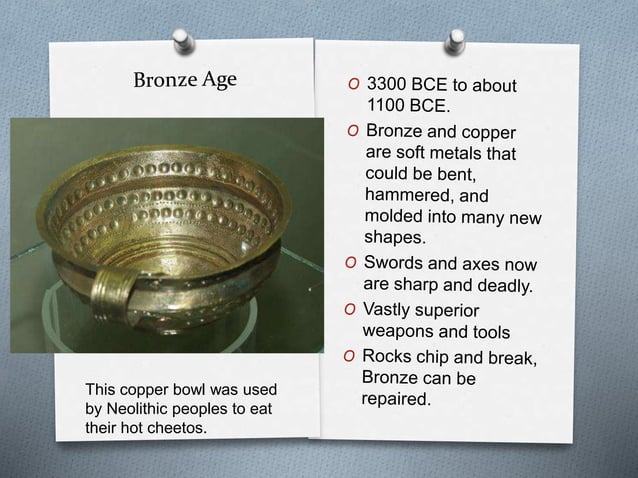 Iron stone bronze ages | PPTX
