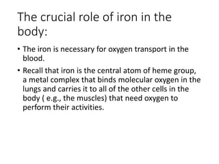 Iron storage protein | PPTX