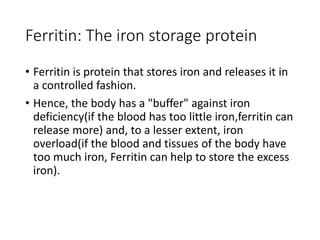 Iron storage protein | PPT