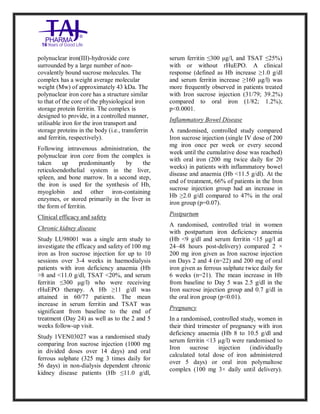 Iron Sucrose for Injection USP Taj Pharma SmPC | PDF