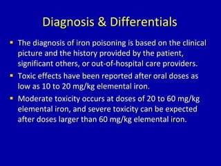 Iron toxicity | PPT
