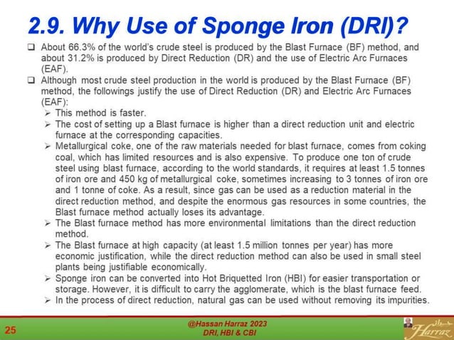 Iron Types-HBI-DRI.pdf | Chemistry | Science