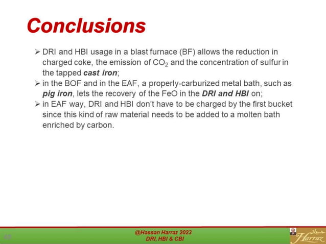 Iron Types-HBI-DRI.pdf | Chemistry | Science