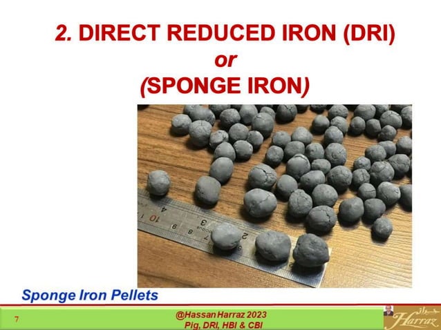Iron Types-HBI-DRI.pdf | Chemistry | Science