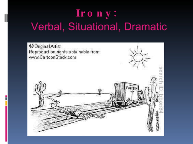 Irony PowerPoint | PPT | Humor and Satire | Pop Culture