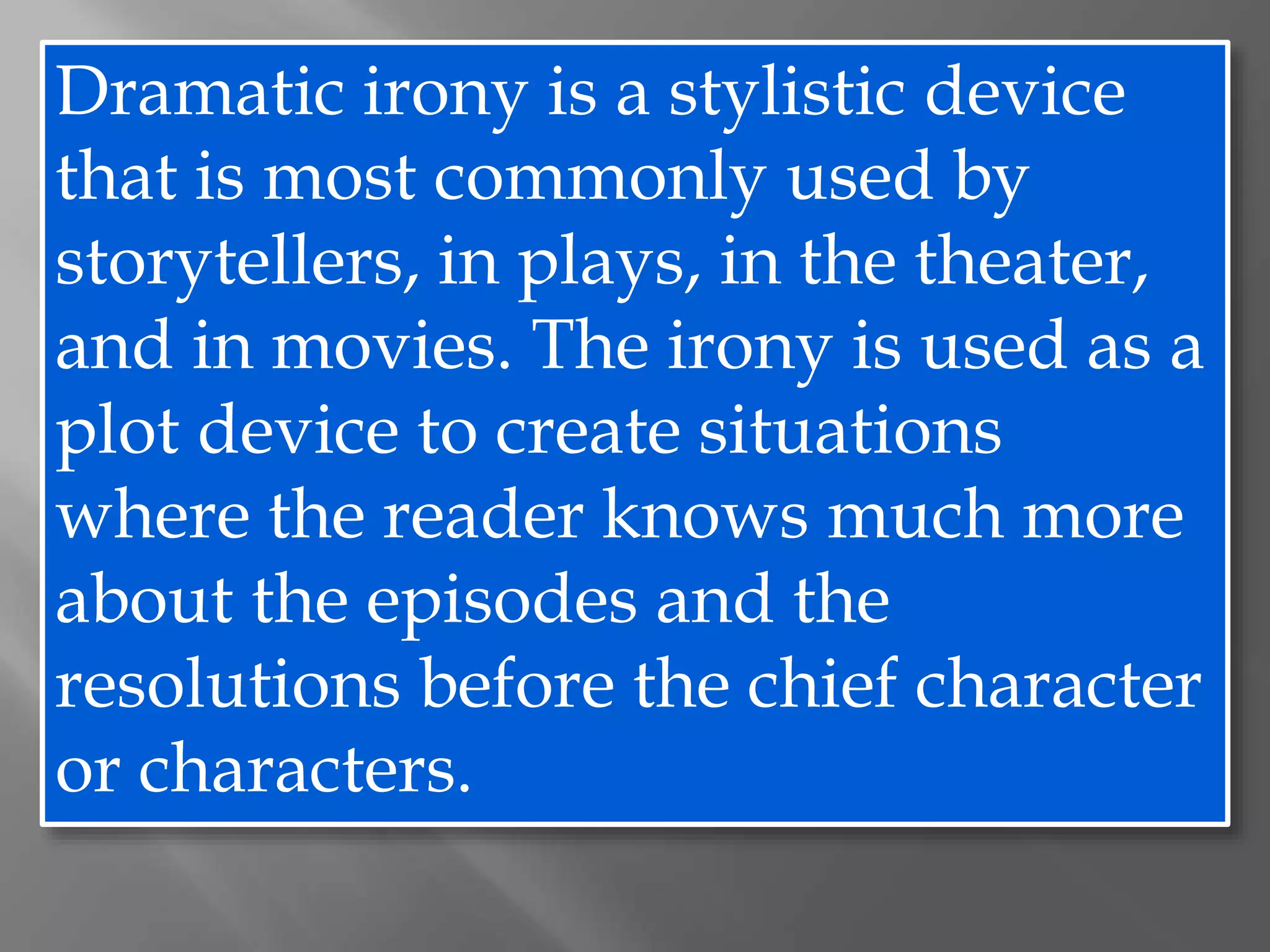 Irony | PPTX