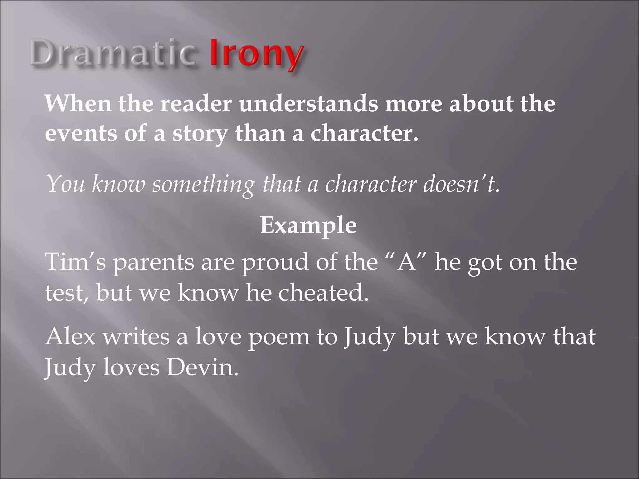 Three Types of Irony | PPT