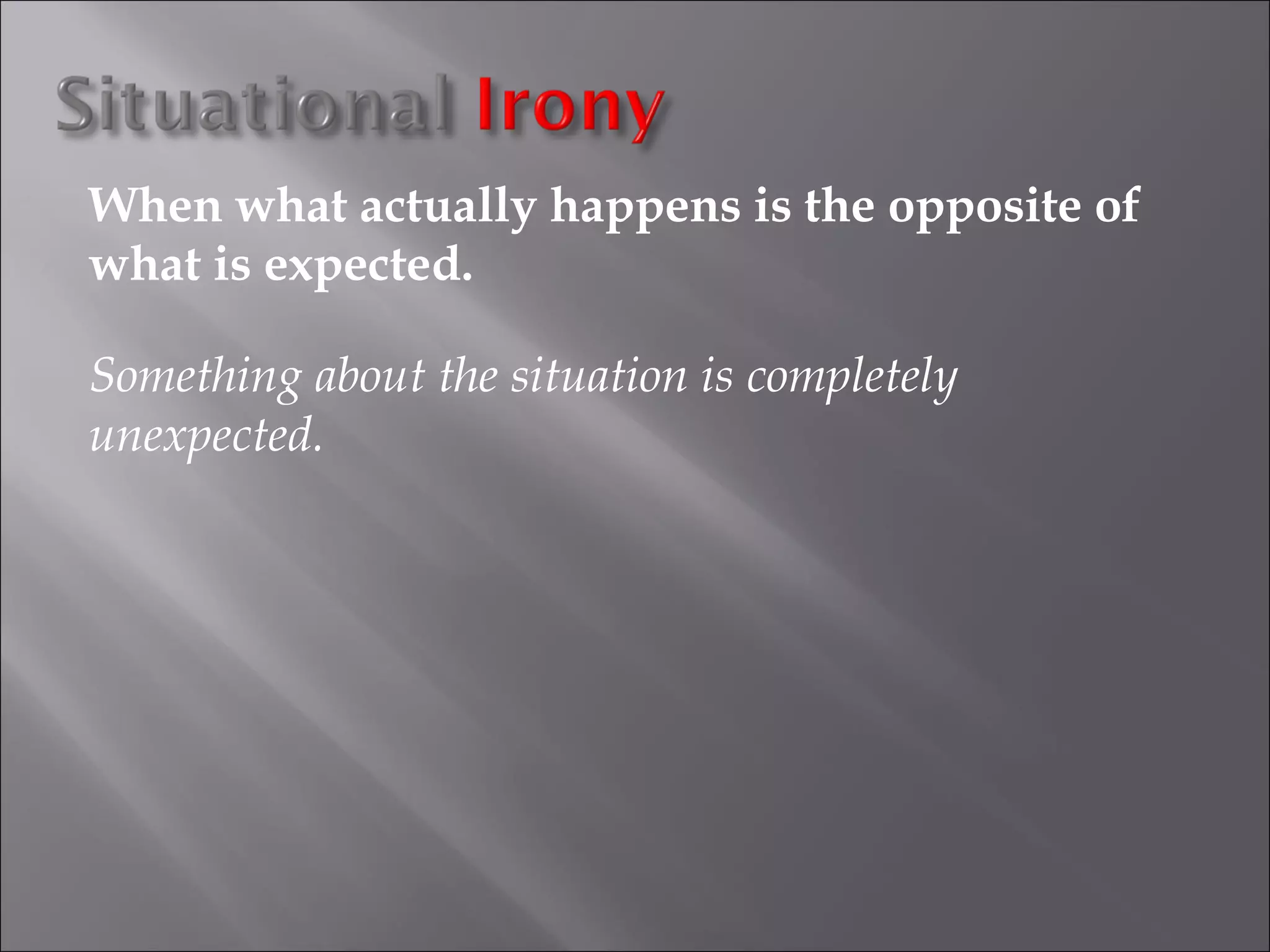 Three Types of Irony | PPT