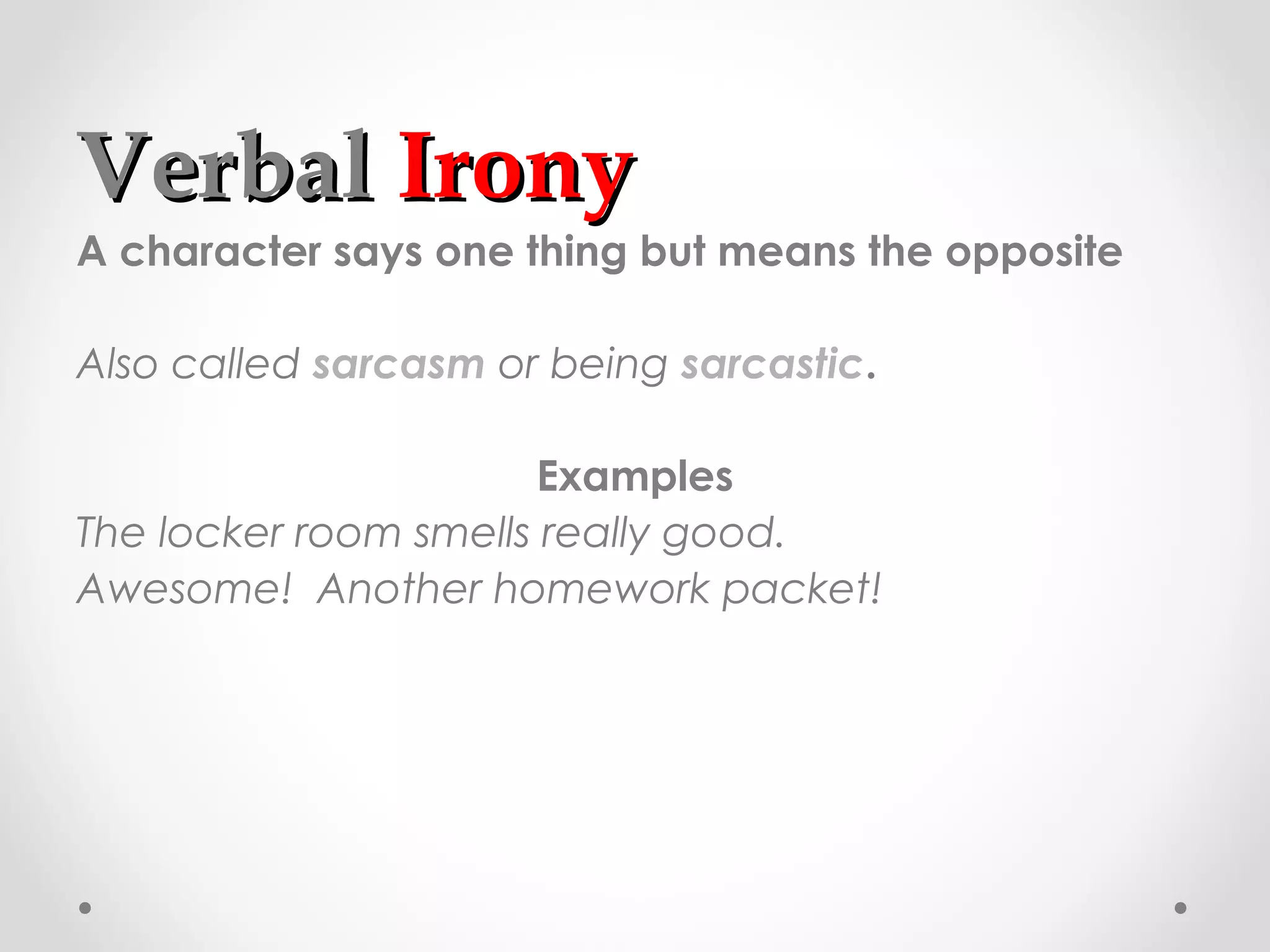 Type of Irony | PPT
