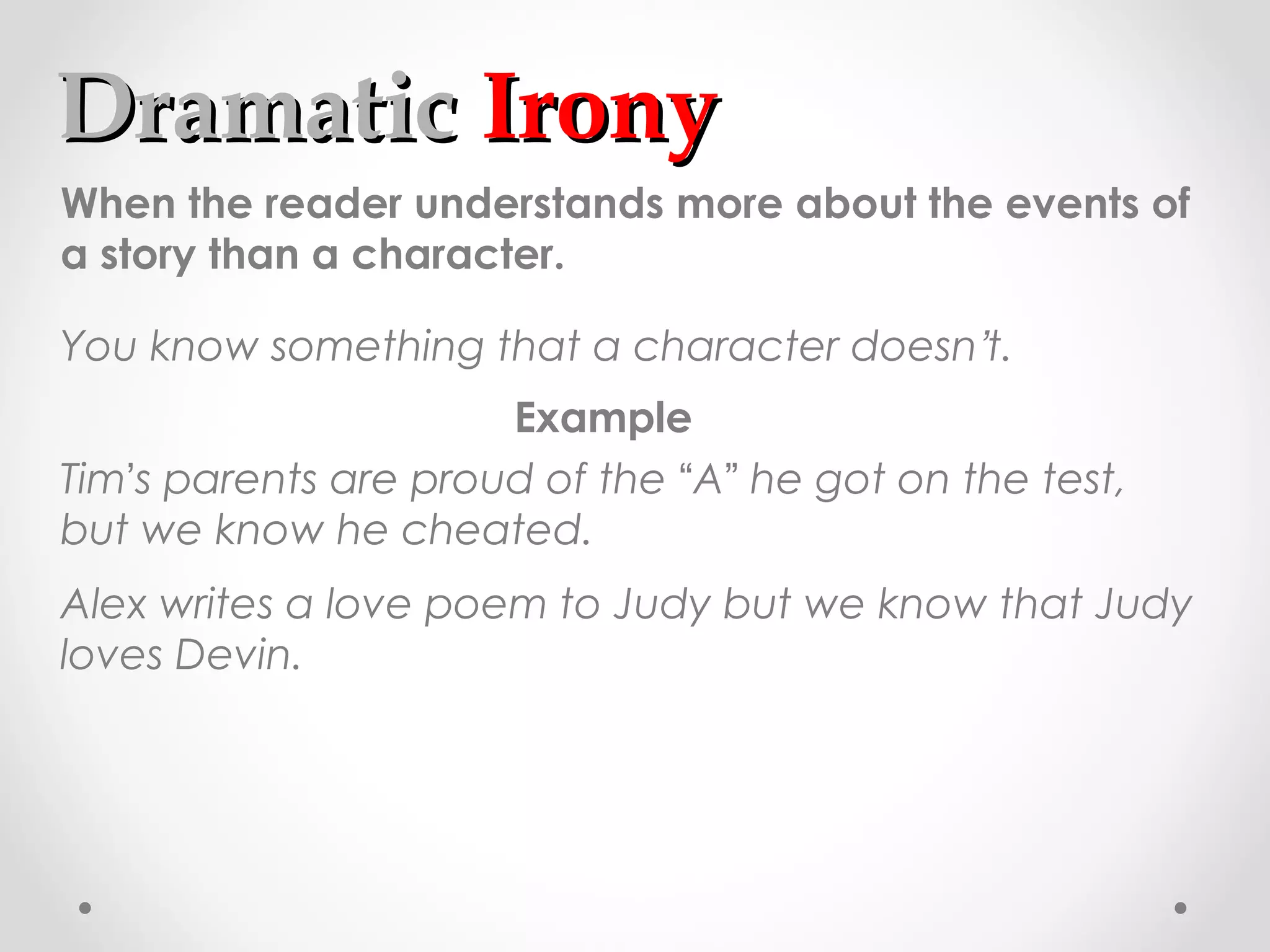 Type of Irony | PPT