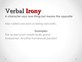 Type of Irony | PPT