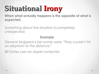 Type of Irony | PPT