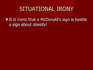 Situational Irony Signs