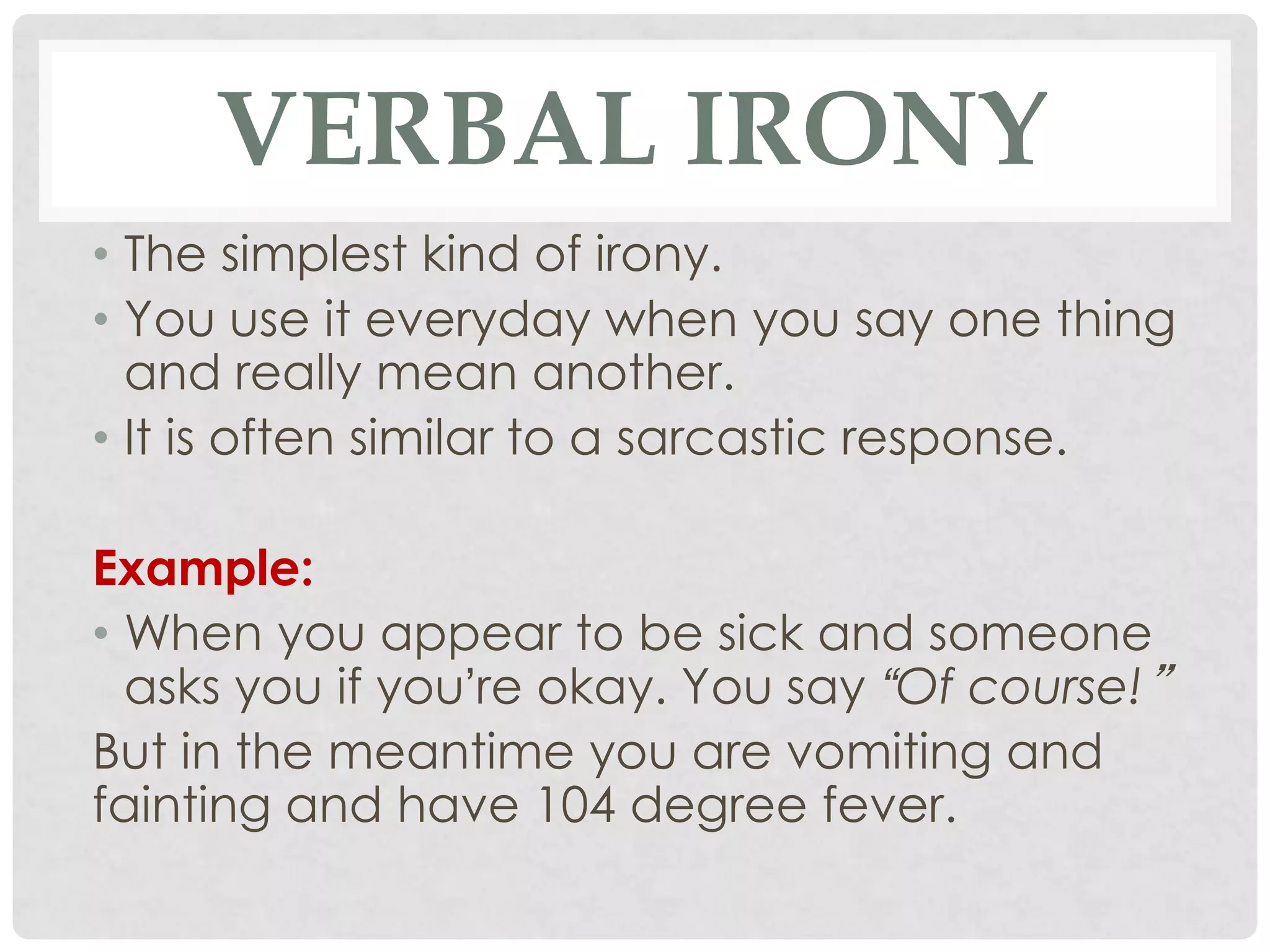 Irony and lamb to the slaughter intro lesson | PPTX