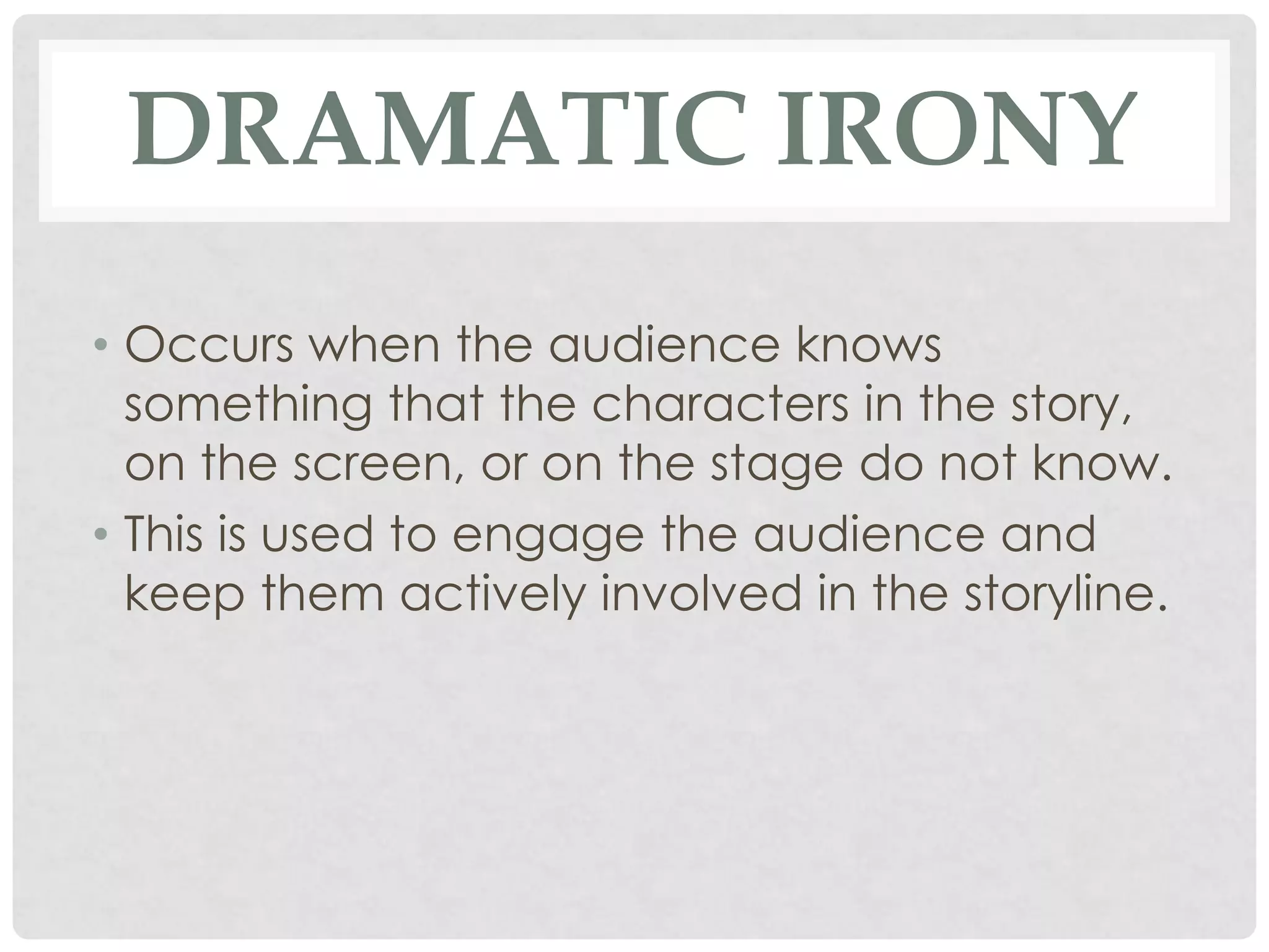 Irony and lamb to the slaughter intro lesson | PPTX