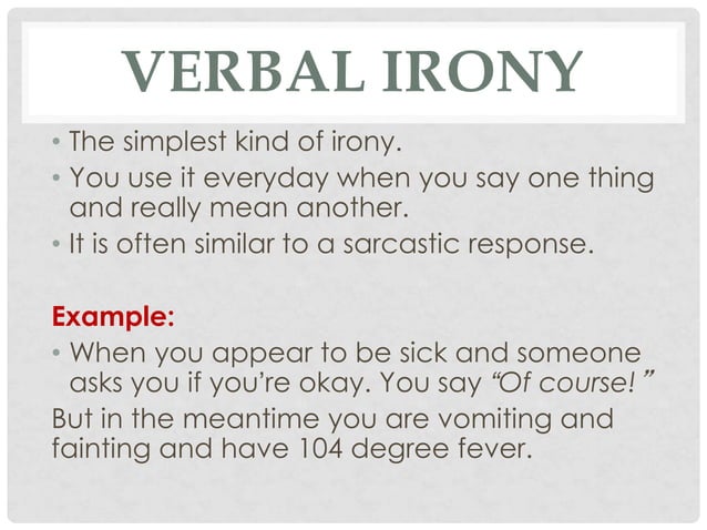 Irony and lamb to the slaughter intro lesson | PPTX | Celebrity ...