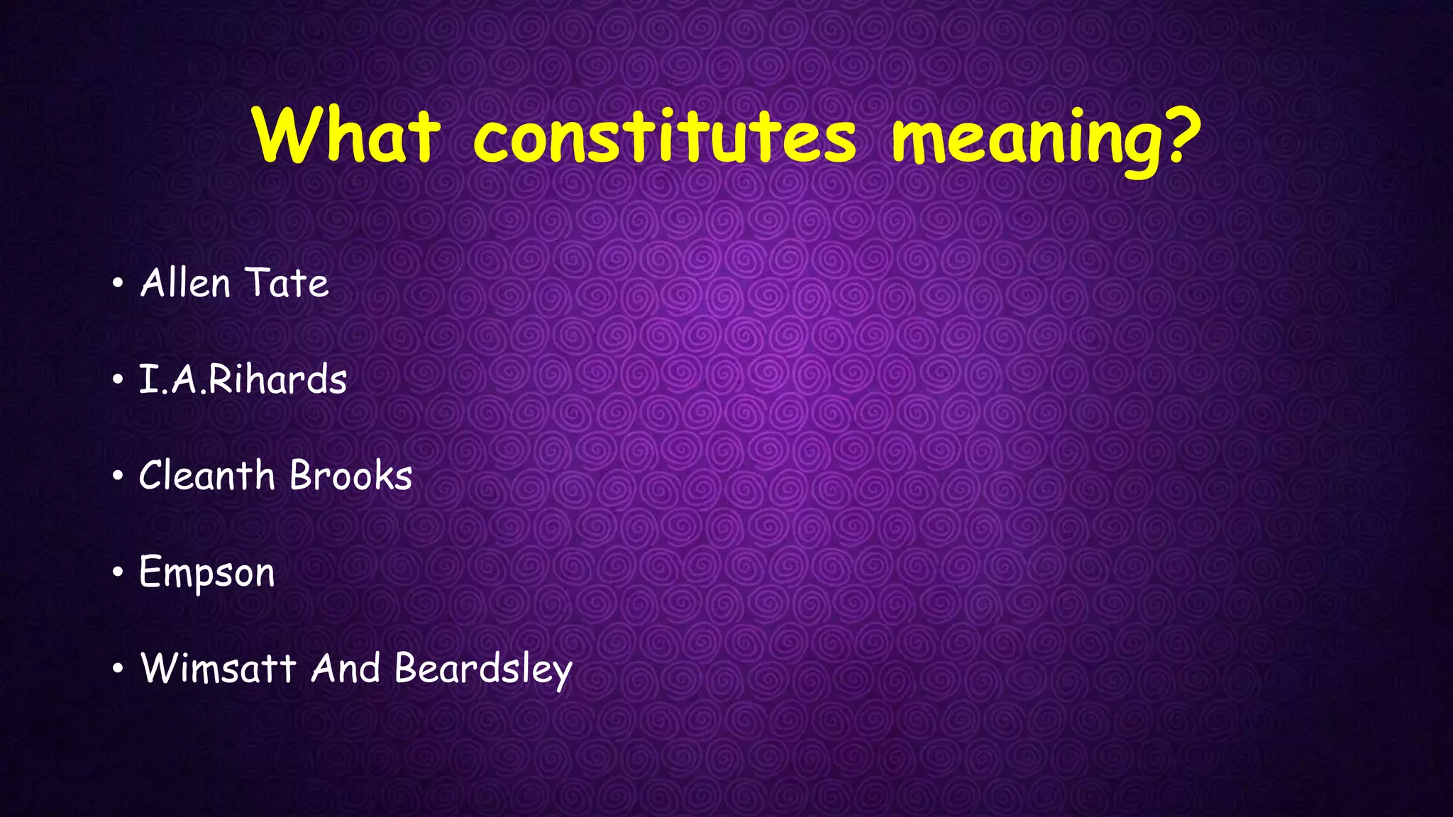 Irony as a principle of structure | PPTX