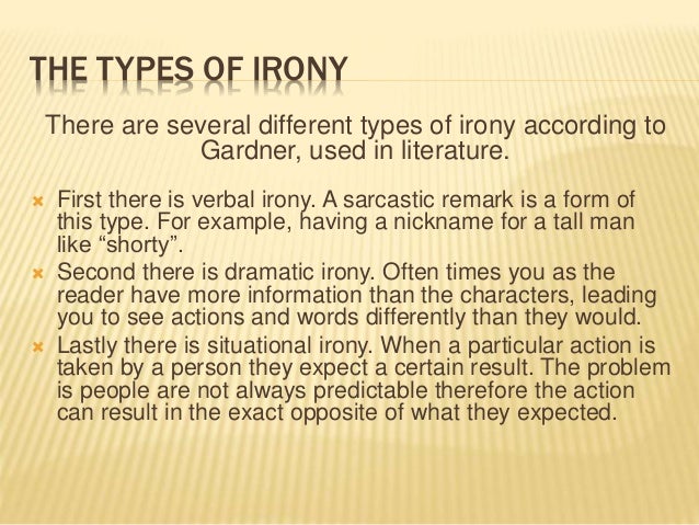 Irony In Literature irony-in-literature