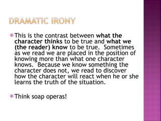 Irony notes for tw | PPT