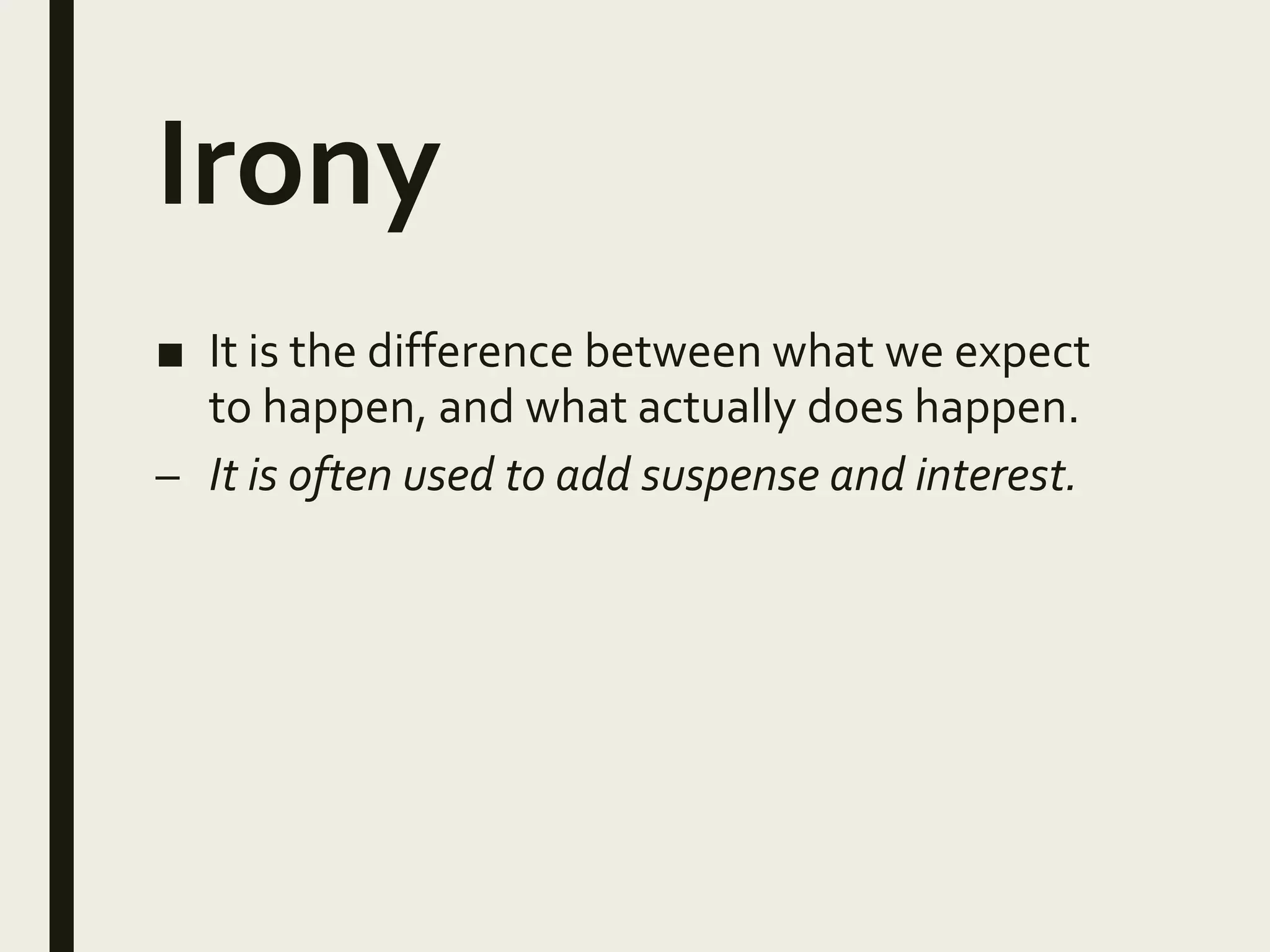 Irony powerpoint | PPT