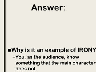 Irony powerpoint | PPT