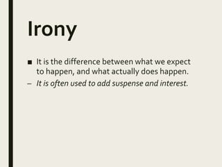 Irony powerpoint | PPT