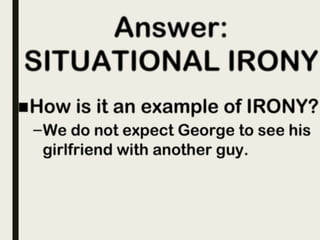 Irony powerpoint | PPT