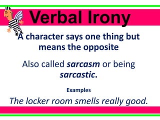 Irony (types of irony) | PPTX