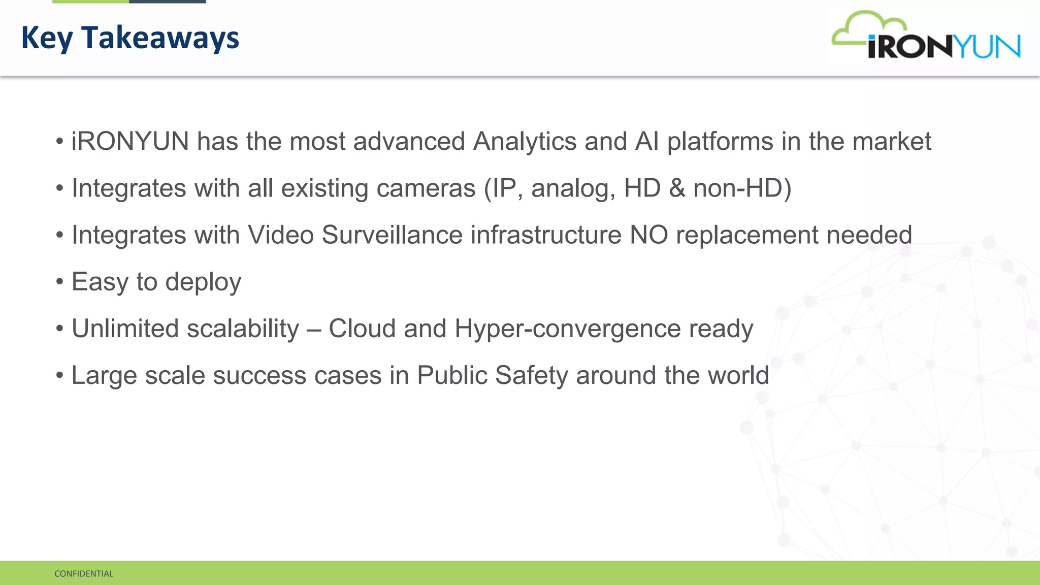 Iron yun Video Analytics VMS & AI Solutions | PPTX