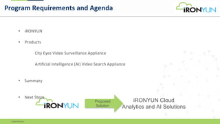 Iron yun Video Analytics VMS & AI Solutions | PPTX