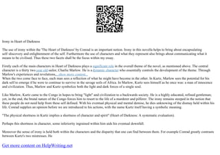 Irony Worksheet | PPT